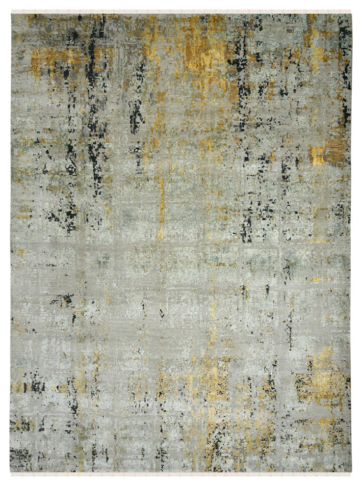Majestic Graffi Area Rug, Blue, 8' x 10', Abstract