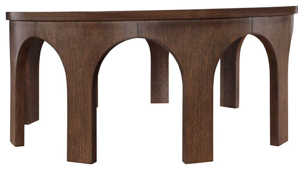 Westfield Console Table, Black, 58" Wide, Brown, 39"wide, Coffee Table