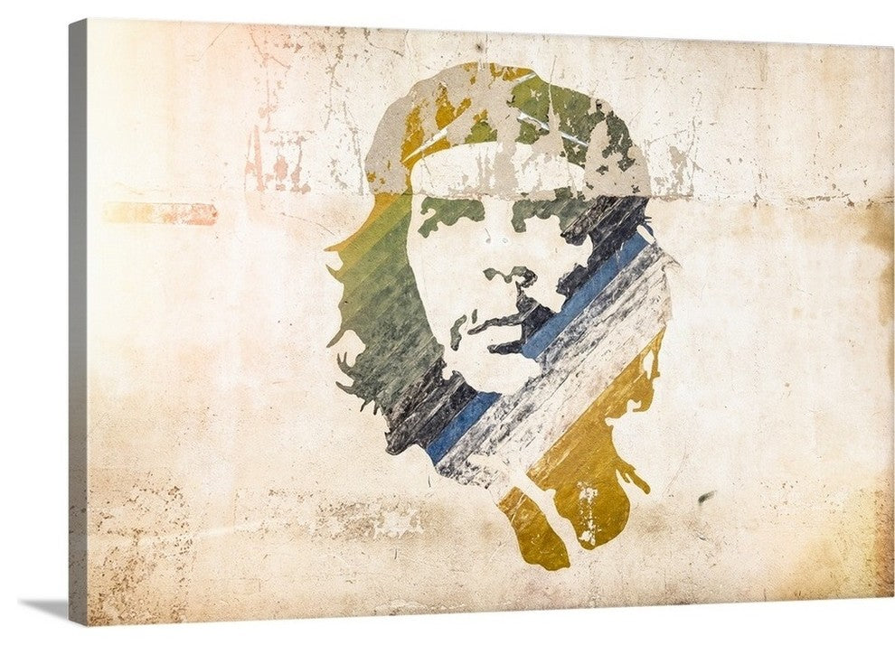 Cuba Fuerte Collection - Che Guevara Street Art Wrapped Canvas Art Pri