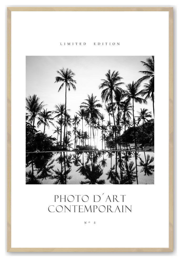 Raw Maple 24" X 36" Monotone Mirage Framed Print