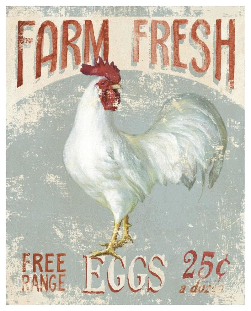 "farm Nostalgia Iii" Digital Paper Print By Danhui Nai 30"x37"