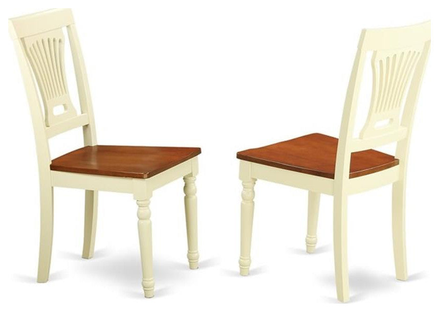 Atlin Designs 7-piece Wood Dining Table Set in Cherry