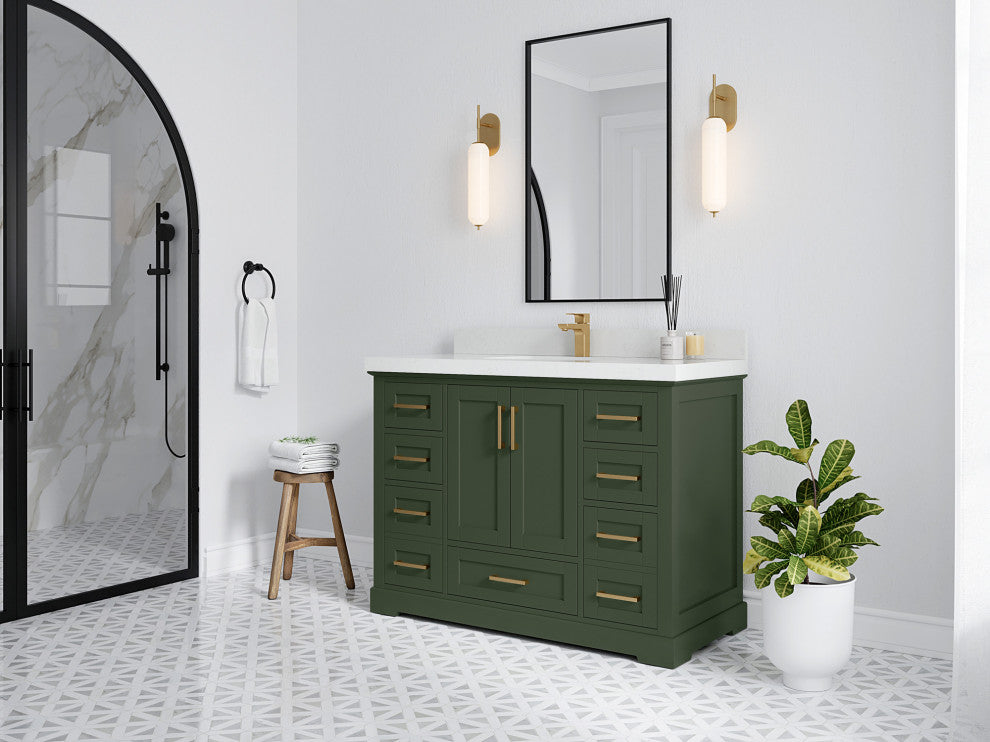 Take A Look About Pewter Green Bathroom Vanity