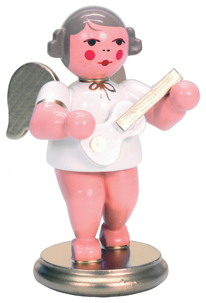 Christian Ulbricht Ornament Angel Musician With Ukulele