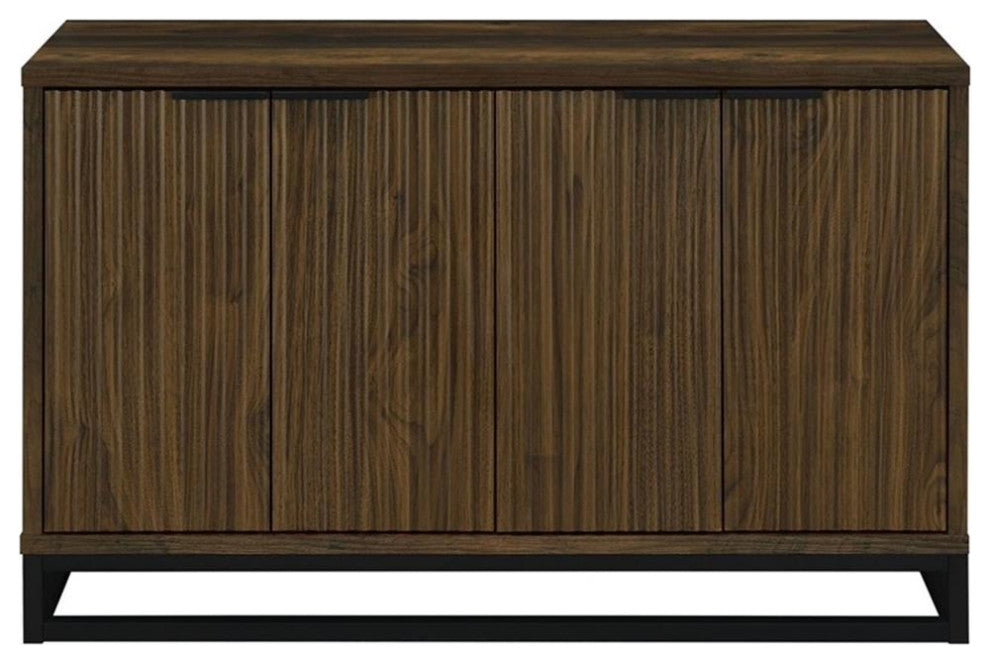 Coaster Ryatt 4-door Transitional Engineered Wood Accent Cabinet in Da