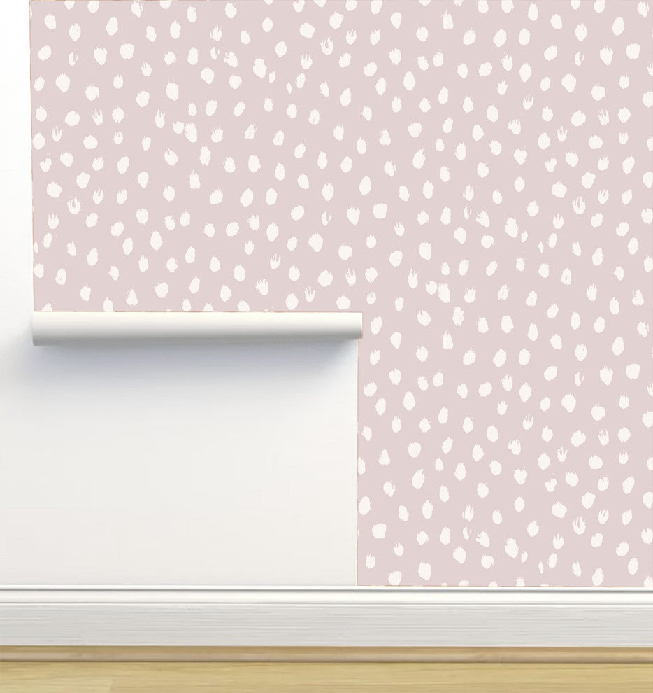 Brushed Spots Muted Wallpaper Sample 12"x8"