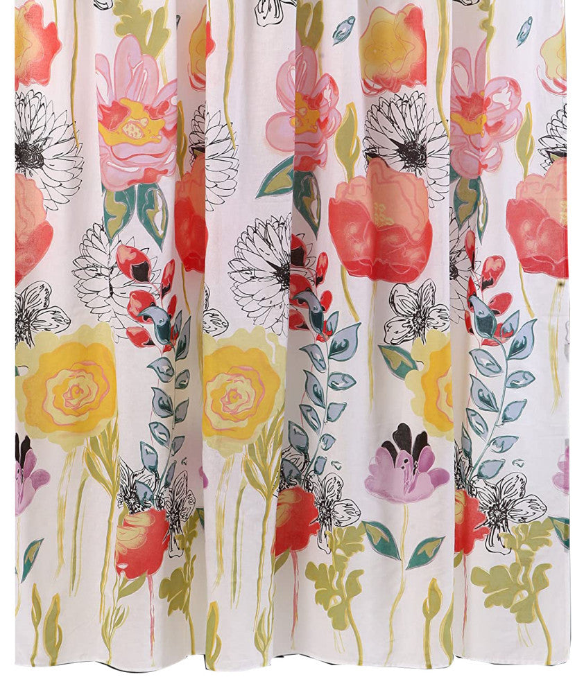 Greenland Watercolor Dream Shower Curtain Bath