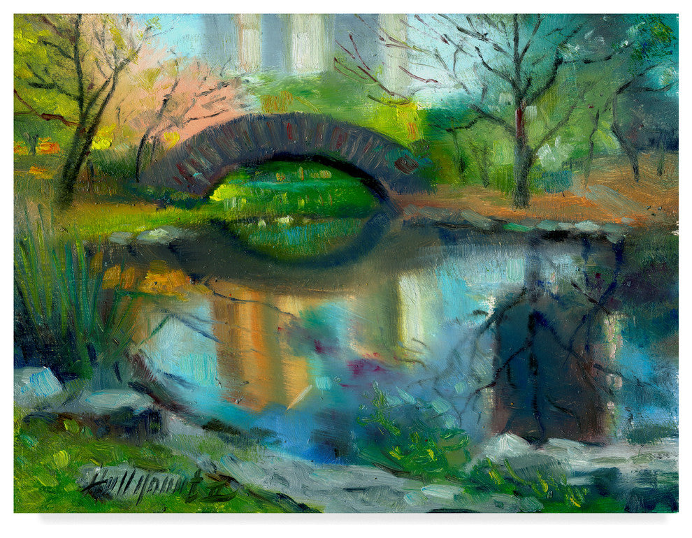 Hall Groat Ii 'Central Park New York City' Canvas Art, 32"x24"