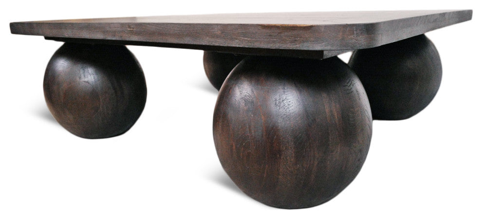 Modern Ball Leg Coffee Table