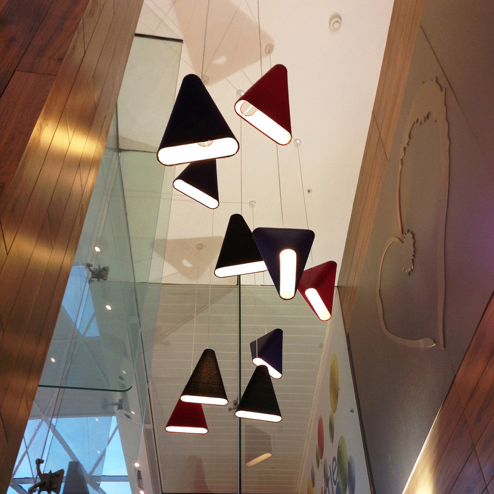 Innermost Modern Mnm Pendant Light, Purple Wool