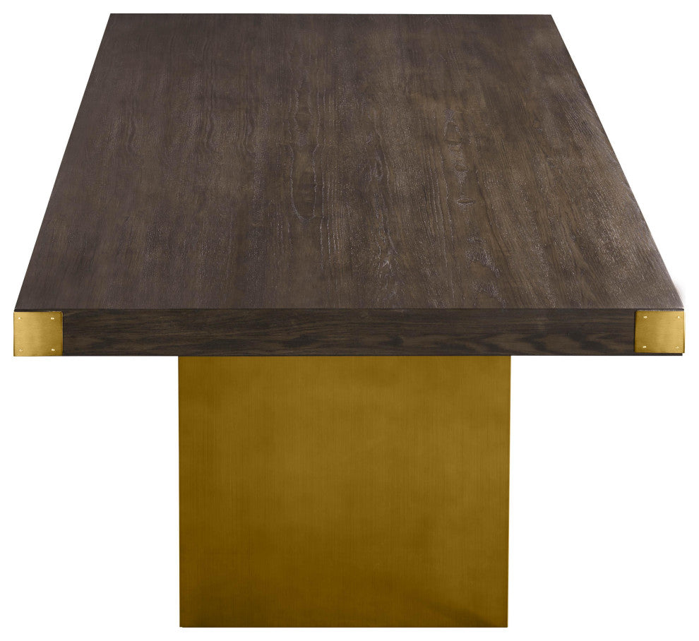 Selena Chocolate Brown Ash Dining Table