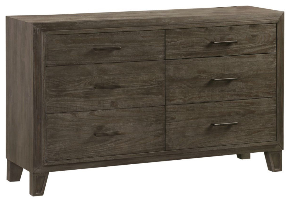 Modus Hadley Six-Drawer Dresser in Onyx
