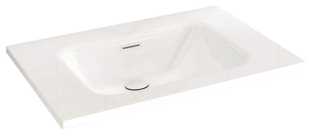 Element Collection Sink made with WETMAR BiO, Matte White, 24x20