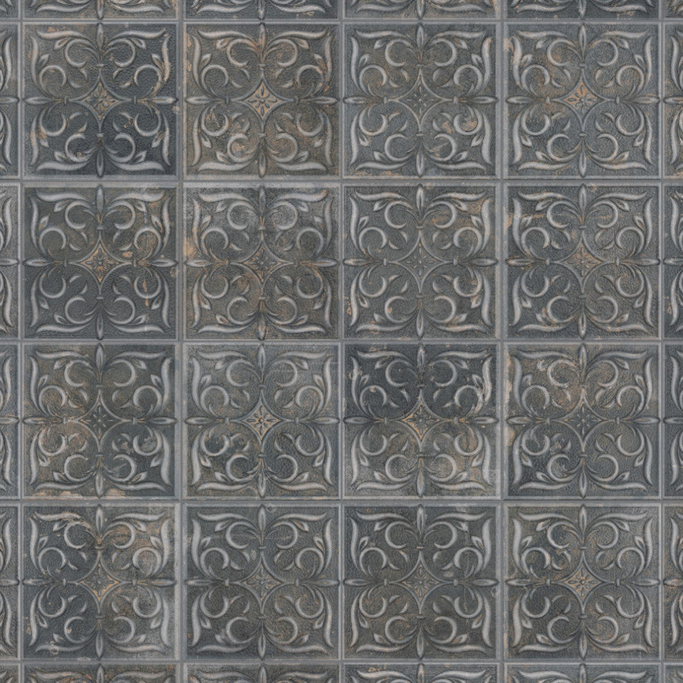 Antigua Lis Black Porcelain Wall Tile