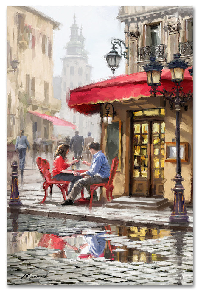 The Macneil Studio 'Bistro' Canvas Art, 12" x 19"