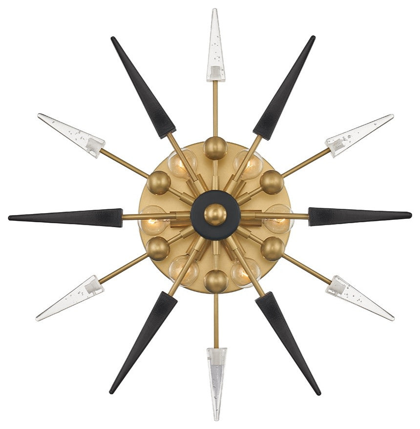 Hudson Valley Lighting 9024 Sparta 6 Light 25" Tall Wall Sconce - Aged