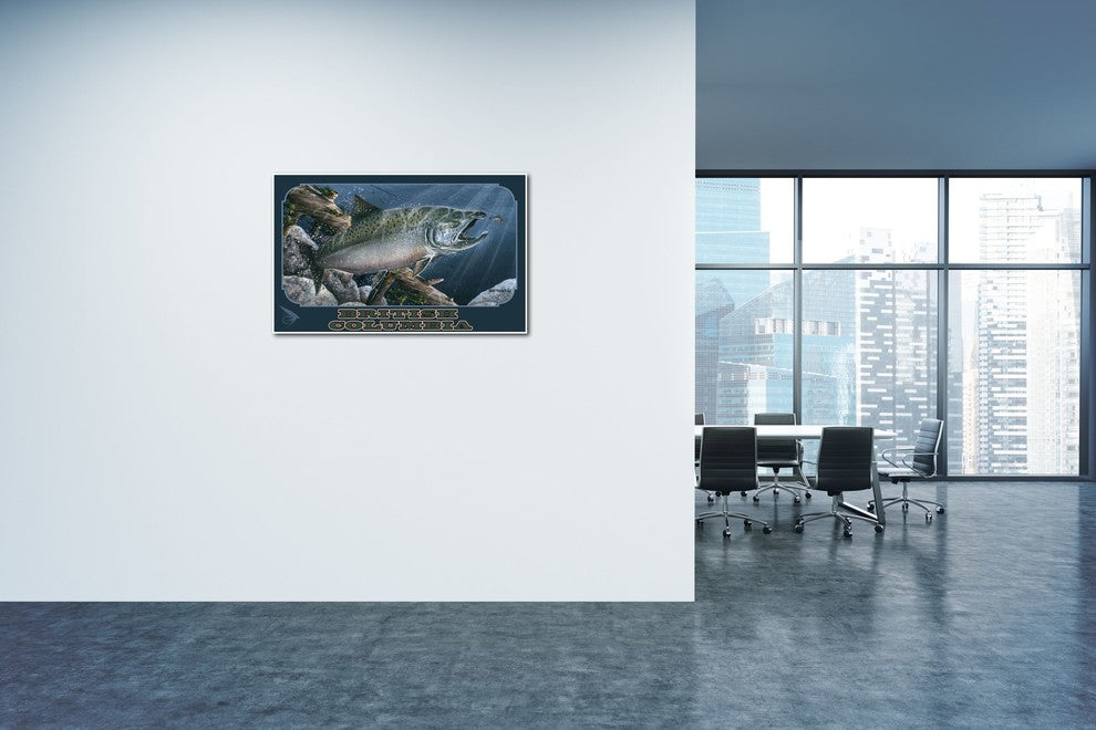 Dave Bartholet British Columbia Canada Salmon Art Print, 24"x36"