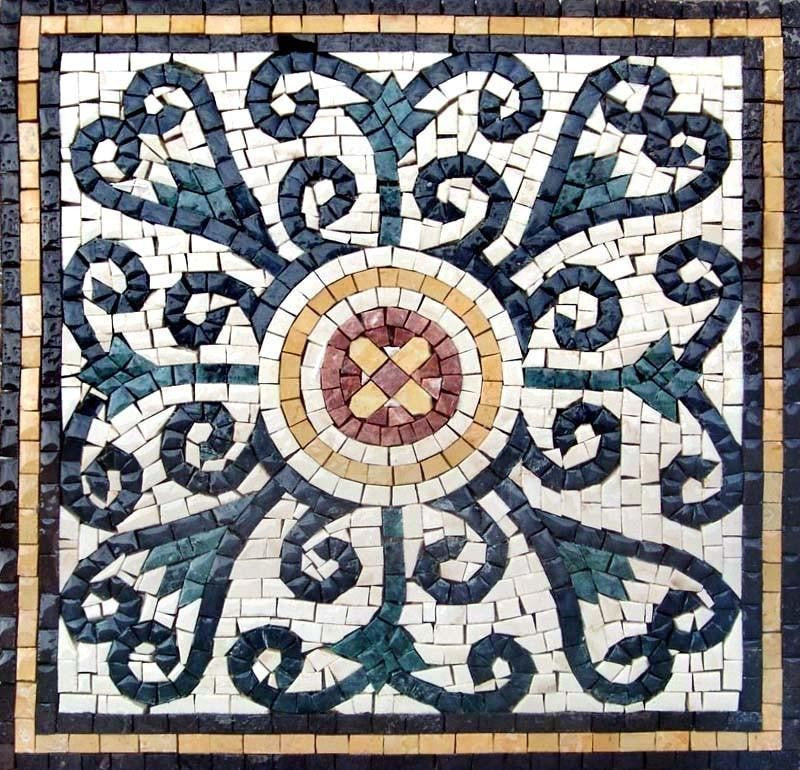 Natural Stone Square, Barika, 16"x16"