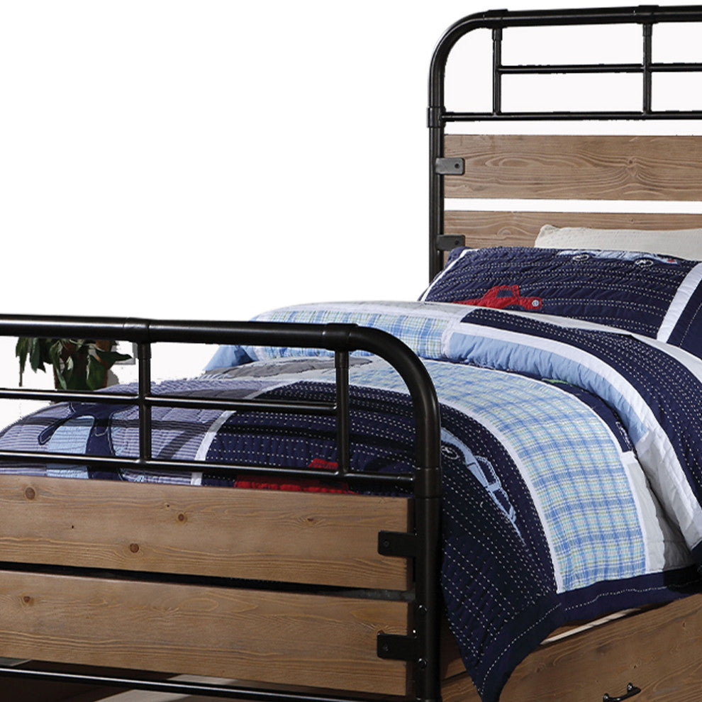 Adams Twin Trundle, Antique Oak Finish, Trundle Only