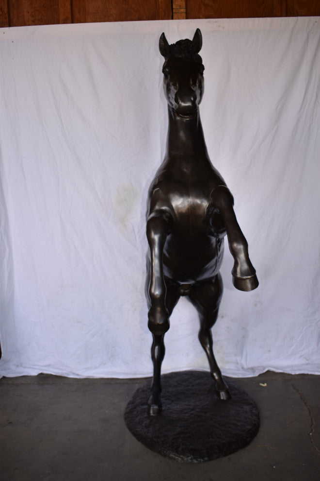Ferrari Horse Life-size Bronze Statue Giant Size Size: 72" x 34" x 88"