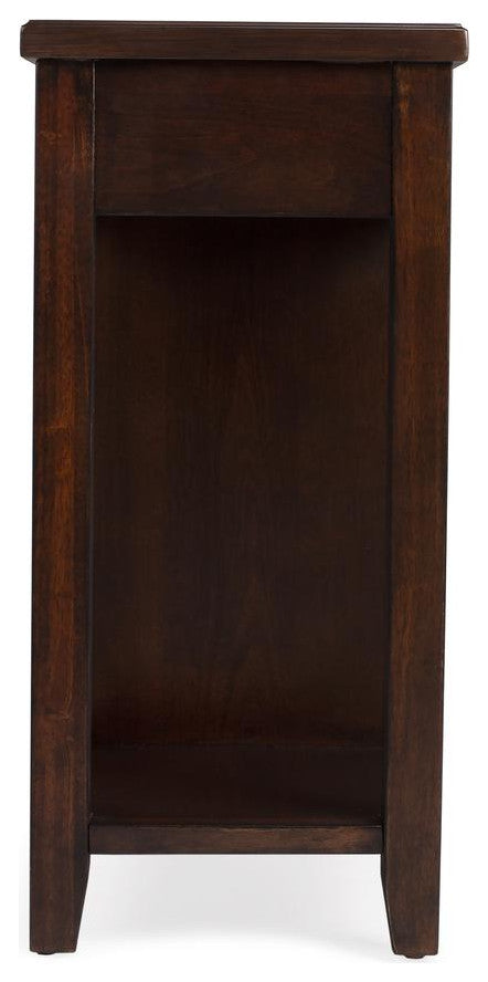 Kelton 4 Drawer Side Table, Dark Brown