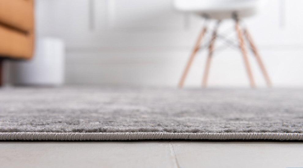 Transitional Ambrose Square 4' Square Buff Area Rug