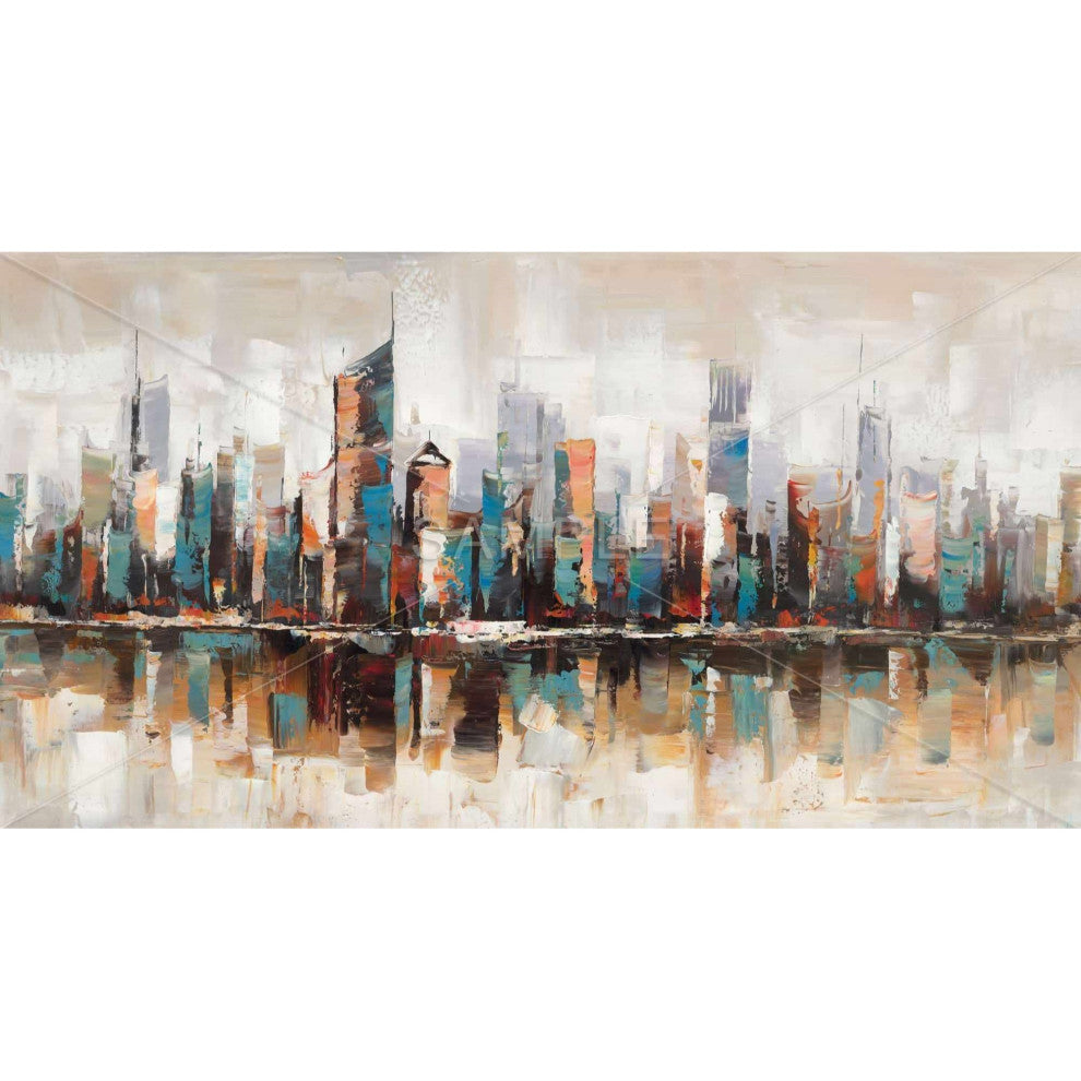 Abstract Buildings With Textures, Print on Canvas by Begin Edition