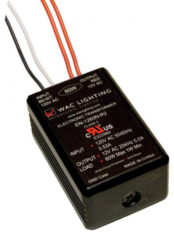Electronic Class 2 Transformer 120v Input 12v Output 60 Watt
