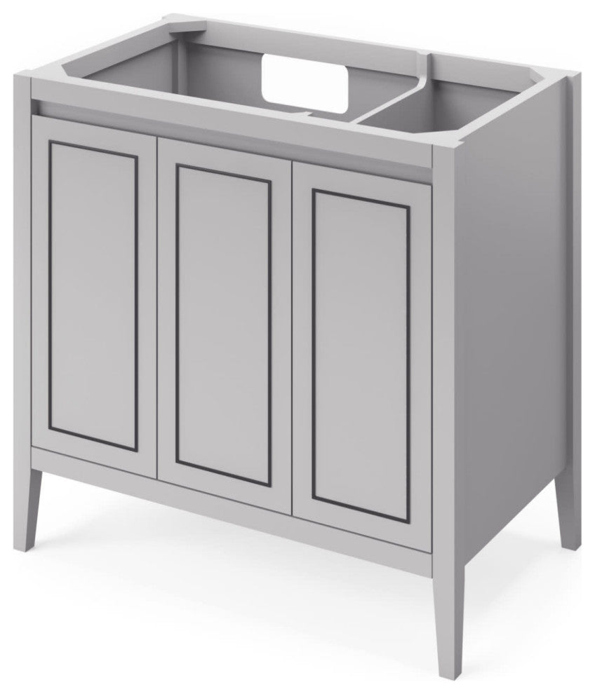 Jeffrey Alexander VKITPER36R-MARBLE Percival II 36" - Black / Boulder