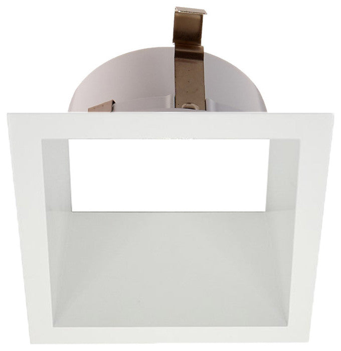 4" LEDme Square Invisible Trim, White