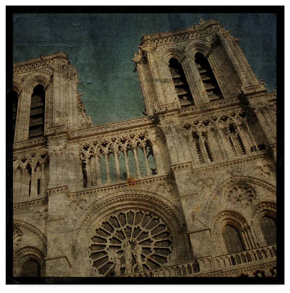 John W. Golden 'Notre Dame' Canvas Art, 18"x18"
