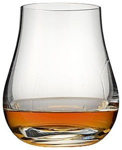 Commercial Script Etched Monogram Spey Dram Whiskey Tasting Glass, Let