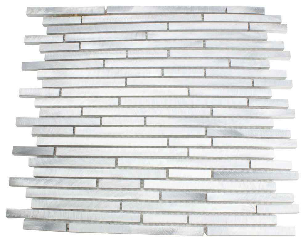 Travel Series Collection, Luxury Mosaic Wall Tile, Jet Set Silver Pian