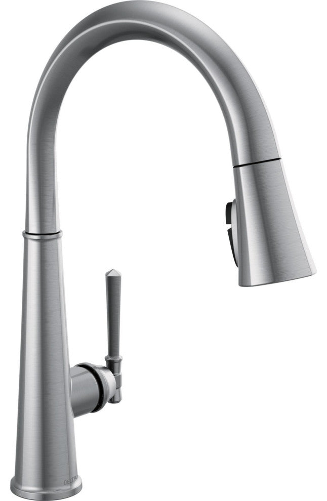 Delta 9182-DST Emmeline 1.8 GPM 1 Hole Pull Down Kitchen Faucet - Lumi