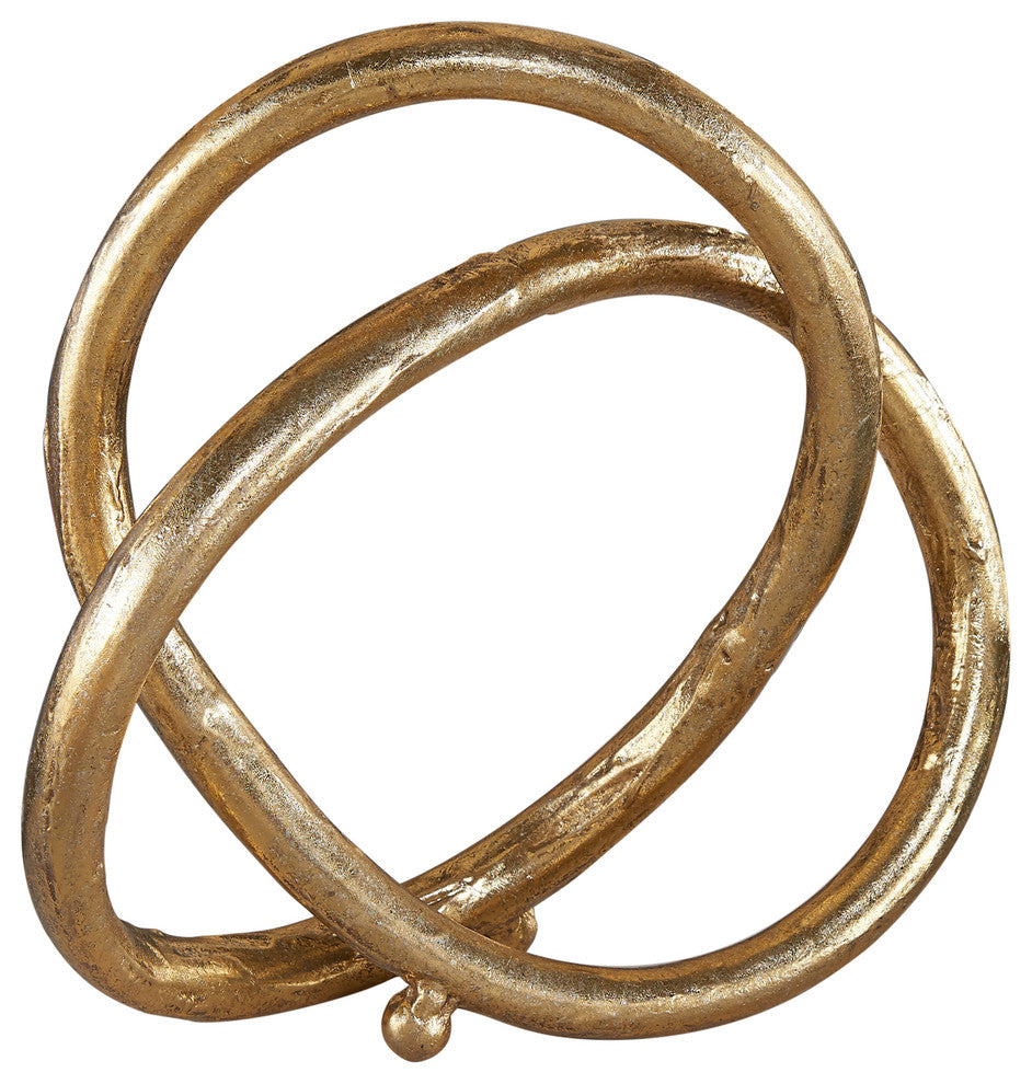 Danya B. Gold Eternal Loop Metal Sculpture