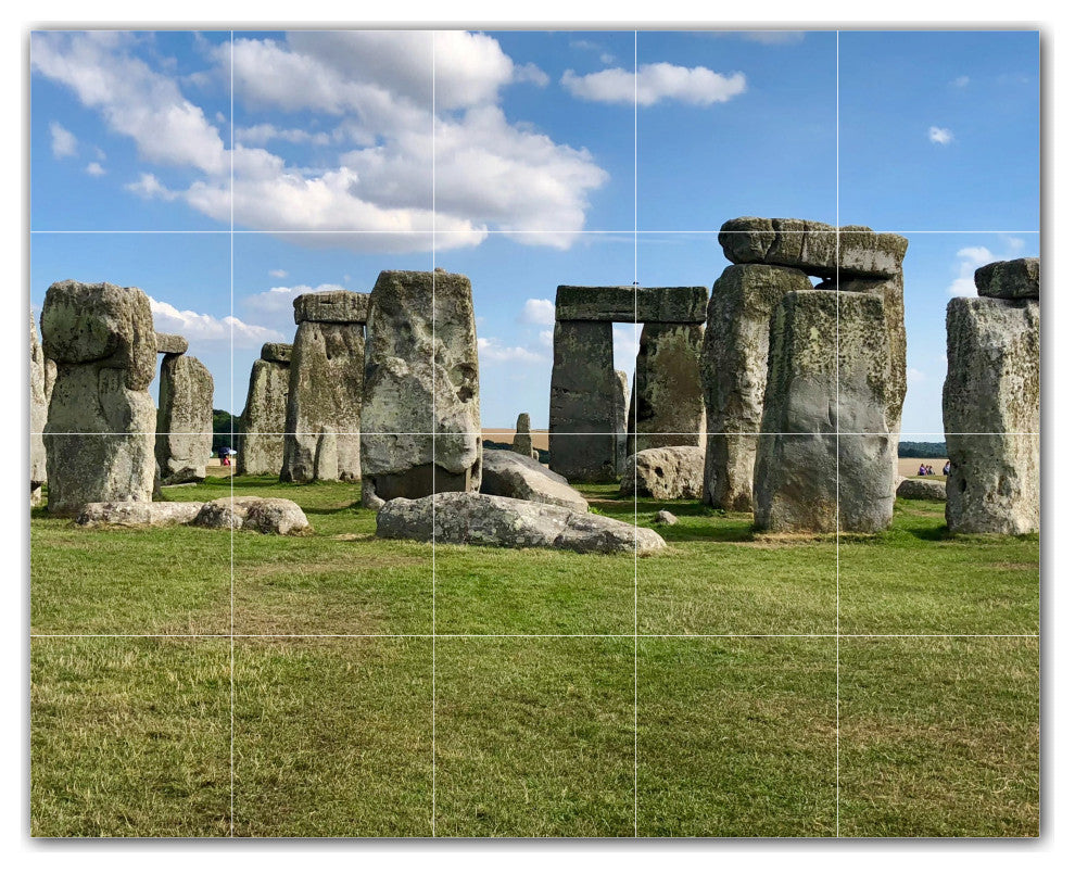 Famous Places Ceramic Tile Wall Mural Hz500543-54xl. 60" X 48"
