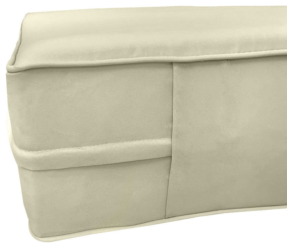 |COVER ONLY| Outdoor Piped Trim 6" Twin-XL Daybed Fitted Sheet Slipcov
