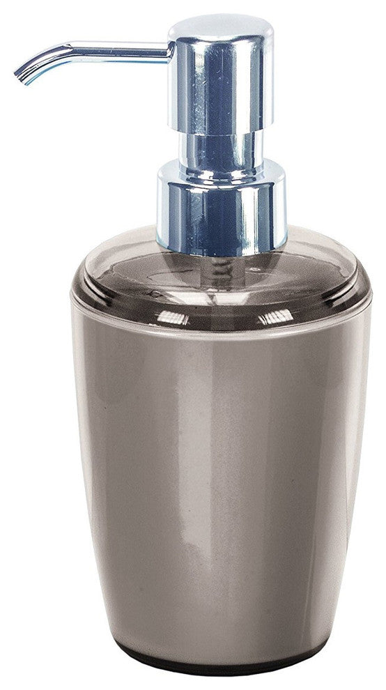 Acrylic Bathroom Accessories, Joker, Taupe, Soap Dispenser