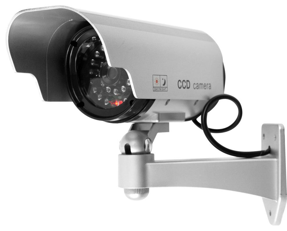 Security Camera Decoy with Blinking LED and Adjustable Mount by Tradem