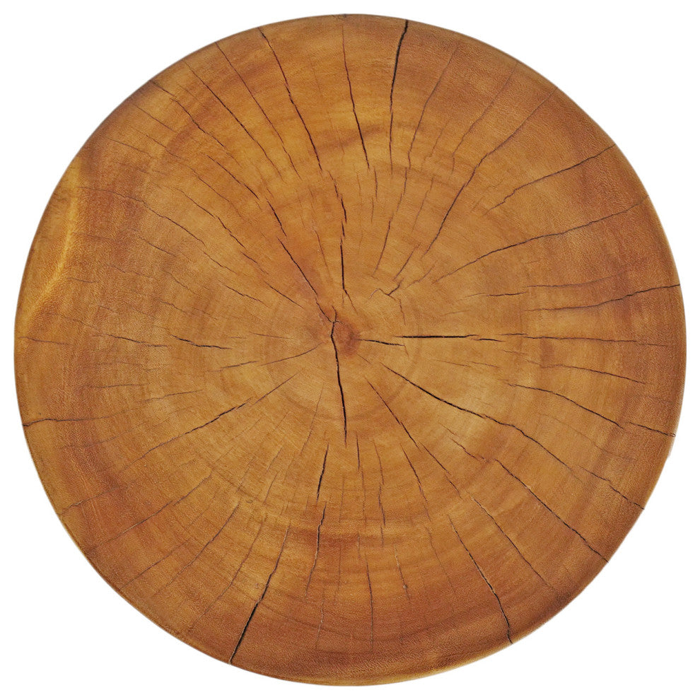 Monkey Pod Stump Side Table 1