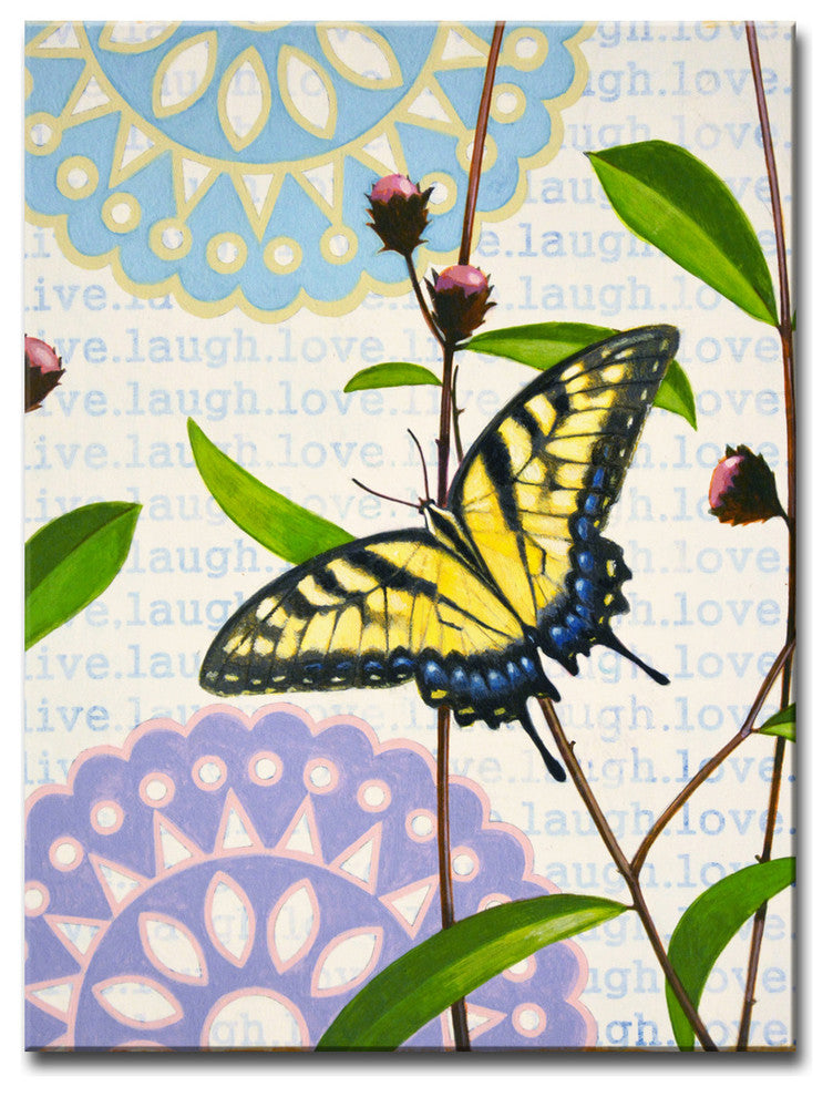 Canvas Art 'in The Meadow I' By Hope Hansen 16"x12"