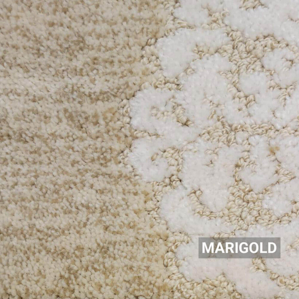 Heirloom Indoor Luxury Carpet Area Rug Runner Mat, Marigold, 12x20