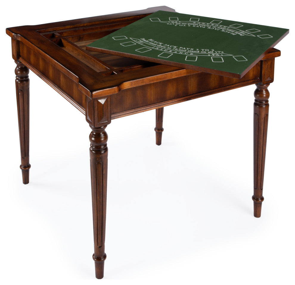 Butler Vincent Antique Cherry Multi-Game Card Table