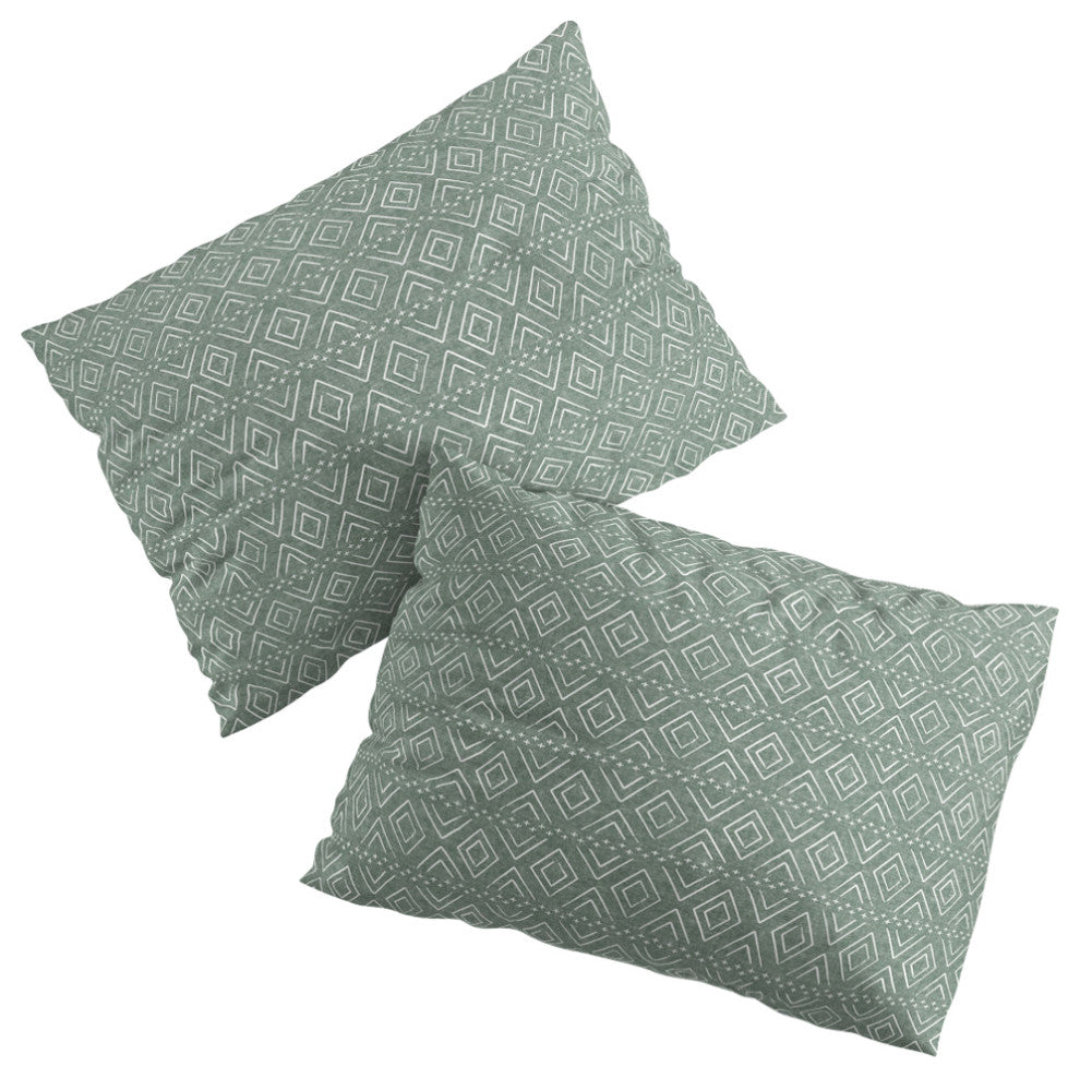 Deny Designs Little Arrow Design Co Farmhouse Diamonds Shams, Set of 2