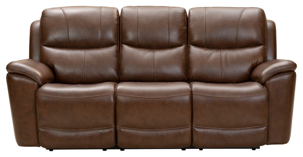 Kaden Power Reclining Sofa w/Power Head Rests & Lumbar, Jarod Brown