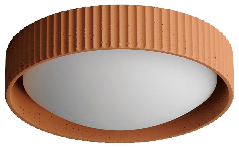 Souffle LED Flush Mount, Terra Cotta