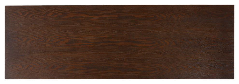 Gdf Studio Ferdinand Industrial Dark Brown Finished Faux Wood Book Cas