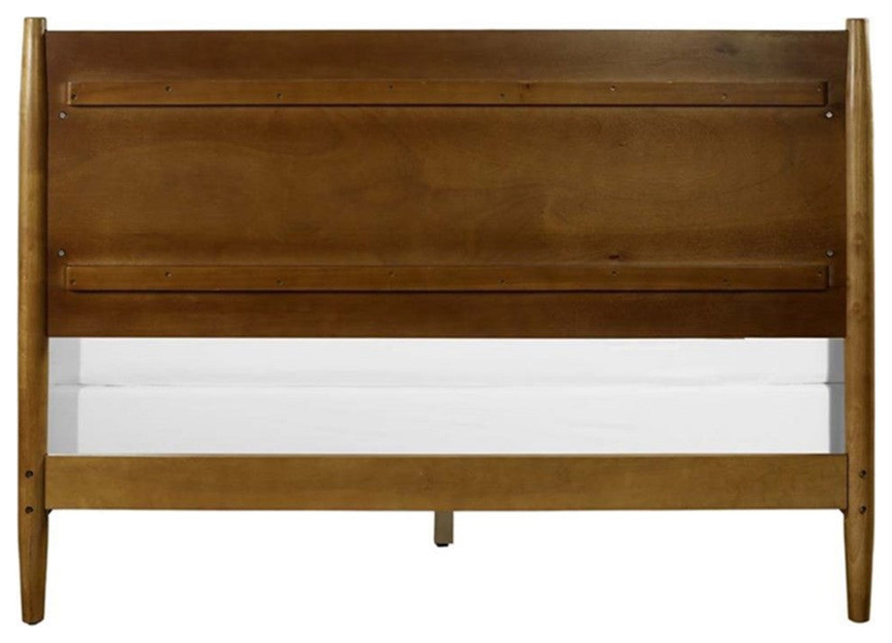 Crosley Furniture Landon Wood Queen Panel Platform Bed in Acorn Brown
