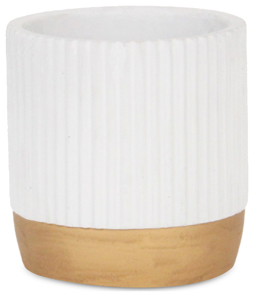 Gold Base Ceramic Pot - Small