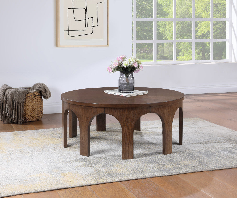 Westfield Console Table, Black, 58" Wide, Brown, 39"wide, Coffee Table